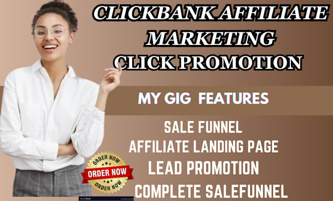 Build clickbank, affiliate marketing system with high converting follow ...