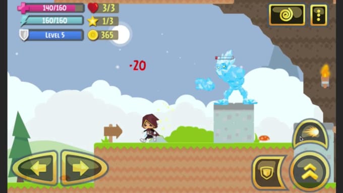 Develop 2d unity game, 2d game development, unity 2d game