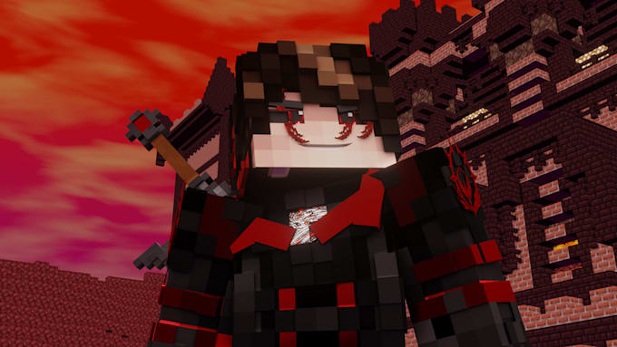 Create cinematic minecraft renders with music by Animeasterly | Fiverr