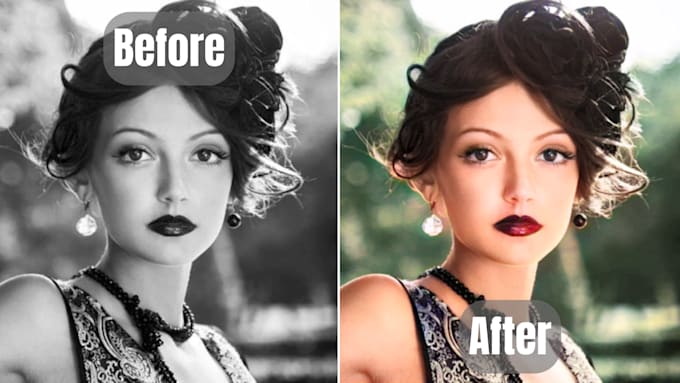 Restore and colorize old or damaged photos by Akselono | Fiverr