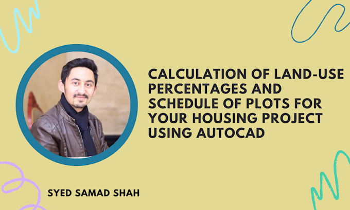 Calculate land use percentages and plot schedules for housing project ...