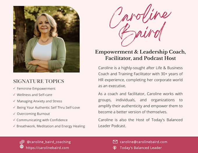 Transform your leadership and hr strategies by Caroline_baird | Fiverr