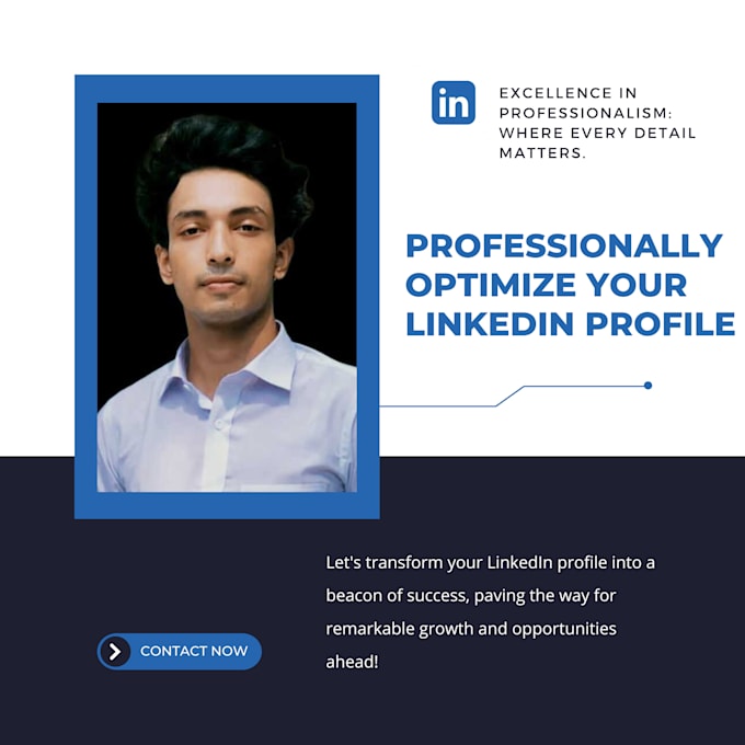 Provide professional optimization for your linkedin profile by Sabbir ...