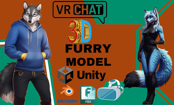 Create 3d avatar furry nsfw fursona model that runs smoothly from scratch by Jacksonnicolas1 ...