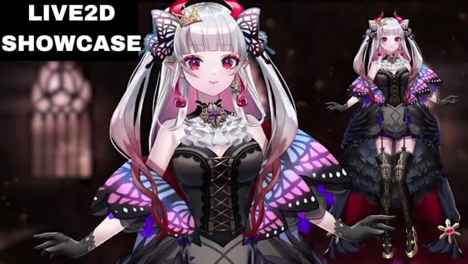 Draw and rig live2d model 2d vtuber model, anime vtuber design live2d ...