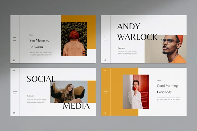 Create presentable powerpoint presentation, pitch presentation, website mock up by ...