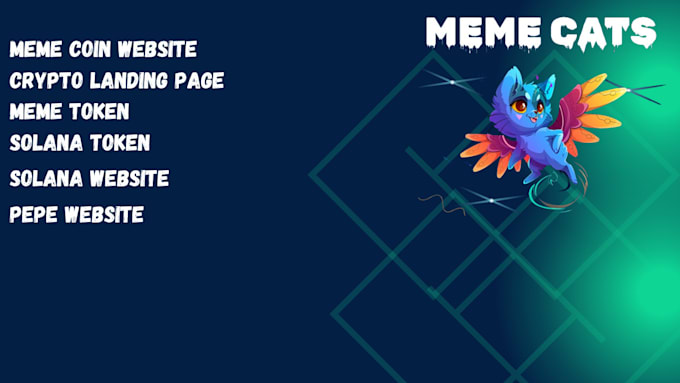 Create crypto landing page, meme coin, meme token, meme coin website by ...