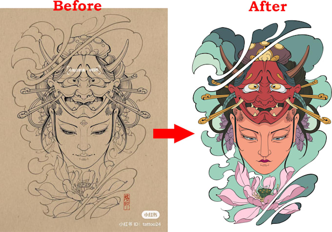 Make vector illustration logo redraw by Varokahvrooh | Fiverr