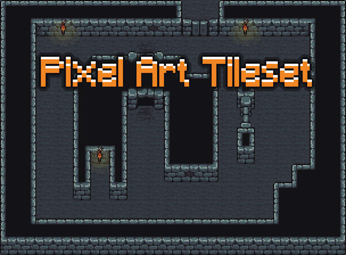 Create a pixel art tileset for you by Danielpolan | Fiverr