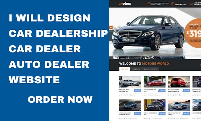 Design car dealership website car dealer moving website wordpress ...