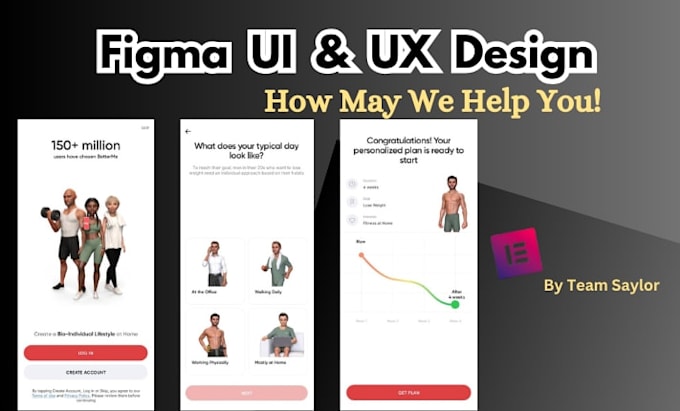 Do engaging figma ui ux design ui ux website for your mobile app and dashboard by Saylorjosie ...
