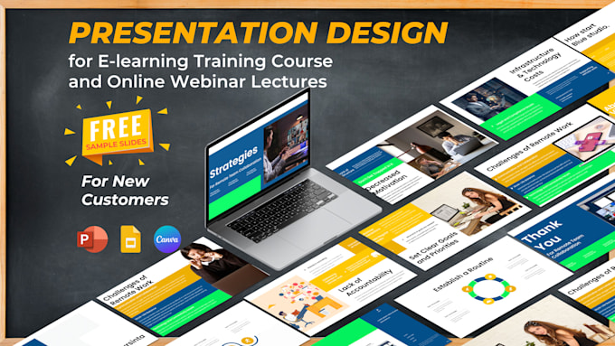 Design elearning training course presentation slides by Powerpointprov ...