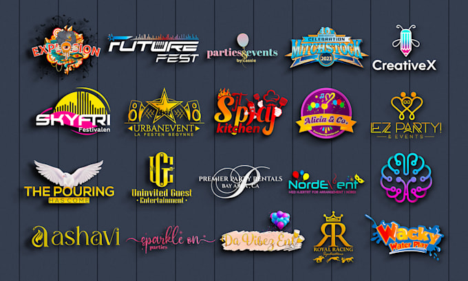 Do event management party planning festival music concert unique icon ...