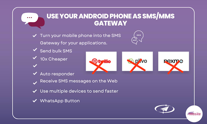 Install sms gateway, use your android phone as sms gateway by Linusmoses | Fiverr