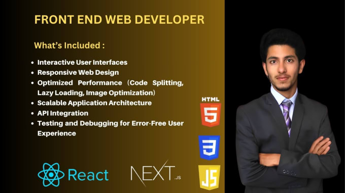 Be your expert frontend web developer using react js by Zeeshanrafiq852 ... Be your expert frontend web developer using react js by Zeeshanrafiq852 ...