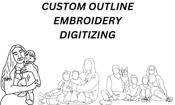 Convert your real picture in to embroidery outline by Embroidery_star | Fiverr