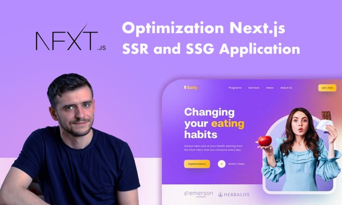 Create A Modern Website Using Next Js With Tailwind Typescript Responsive By Vasyok28 Fiverr