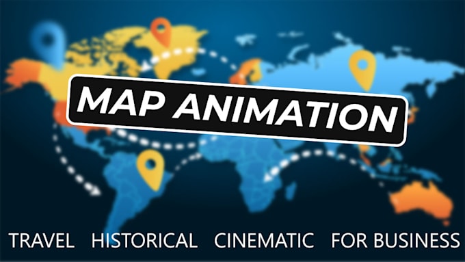 Create a map animation by Andriismahlii | Fiverr