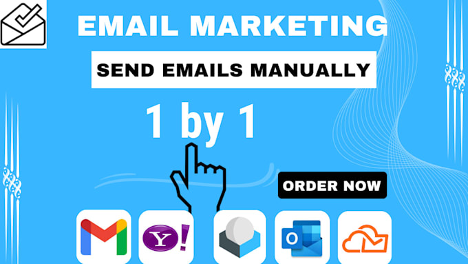 Manually send emails one by one by Awais_fiverrrr | Fiverr