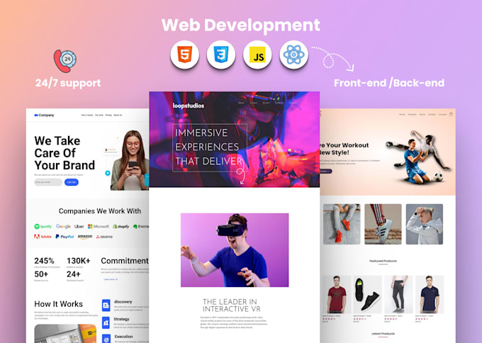 Do Front Back End Web Development With React Js Node Js By