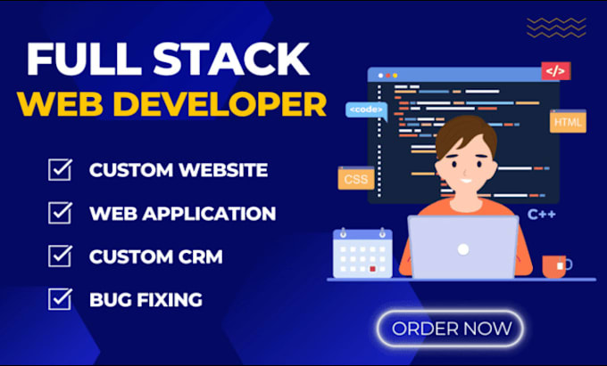 Develop custom full stack website by Sahil_sanghar | Fiverr
