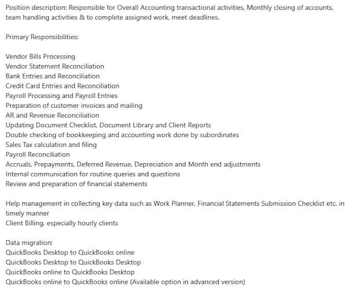 Do something good at accounting and deliver financial result by Yvs ...