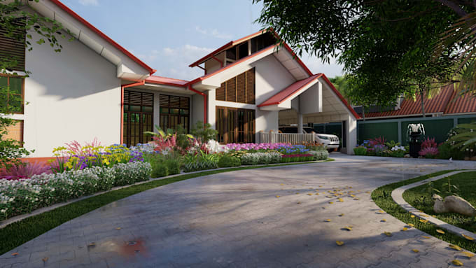 Create 3d realistic architectural rendering and lumion animation by Milinda_m | Fiverr