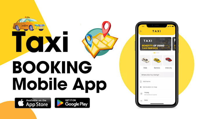 Develop taxi booking app ola uber lyft clone android ios parcel delivery by Vrgroups | Fiverr