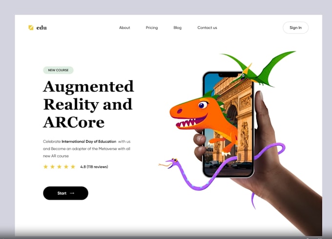 Ar app, virtual reality, mixed reality, augmented reality app, webar by Arqtech | Fiverr
