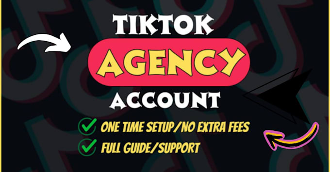 Create tiktok agency ads accounts and help with tiktok agency account by Bilal_shoukat_ | Fiverr