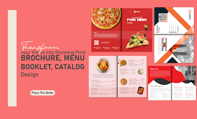 Provide professional menu catalog and brochure design by Asartstock ...