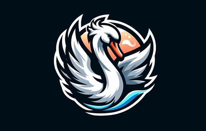 Design creative swan bird mascot logo in 12 hours by Jony_dixon | Fiverr
