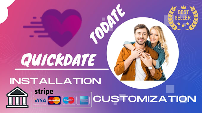 Install quickdate also rebrand , customize , bug fix and add new feature by Sarveech | Fiverr