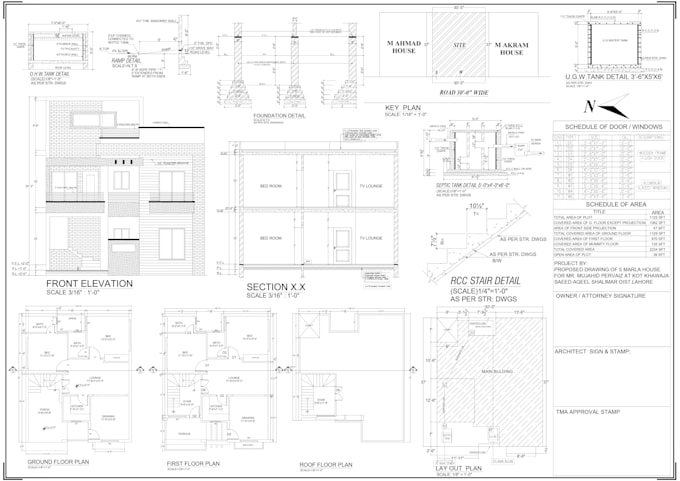 Draw your 2d floor plan, house plan, elevations in autocad by Mujahid_pervaiz | Fiverr