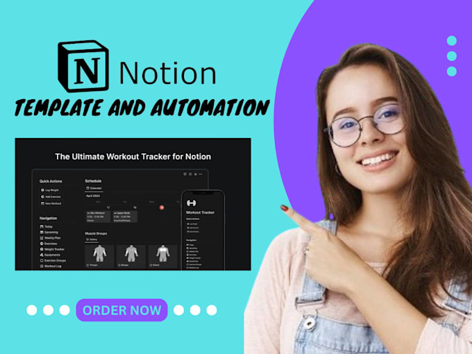 Build notion template, notion workspace setup, automation and project ...
