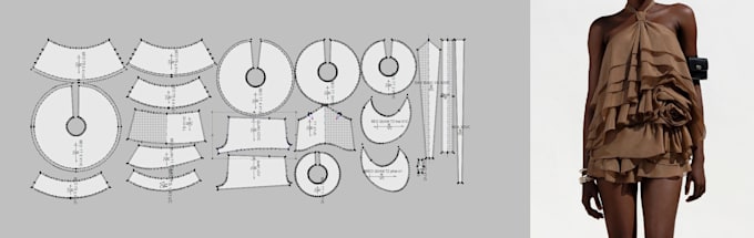 Make digital sewing pattern, grading for you by N_huong96 | Fiverr