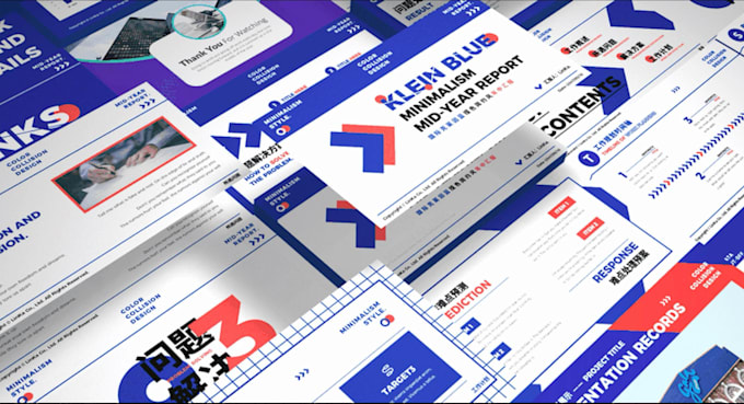 Create a professional bilingual powerpoint presentation or template ...