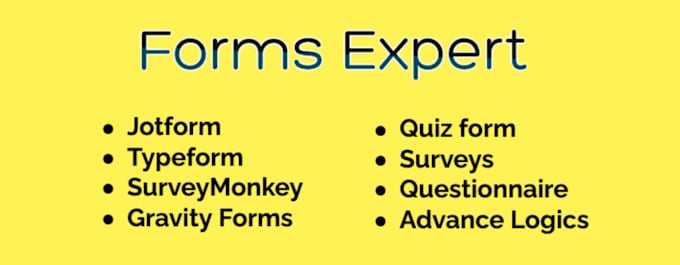 Create custom online forms for data collection and surveys by ...