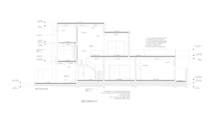 Creating floor plan sections or elevations,sewerage electrification, by Haram681 | Fiverr