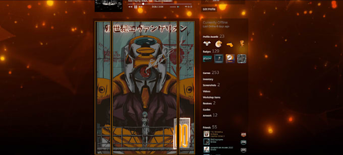 Profile artwork for steam by Emexardo | Fiverr
