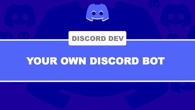 Do a custom discord bot for your server by Gfdflash | Fiverr