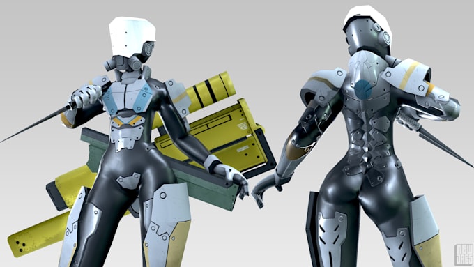 Create 3d character models for games and animation by Newjabs_ | Fiverr