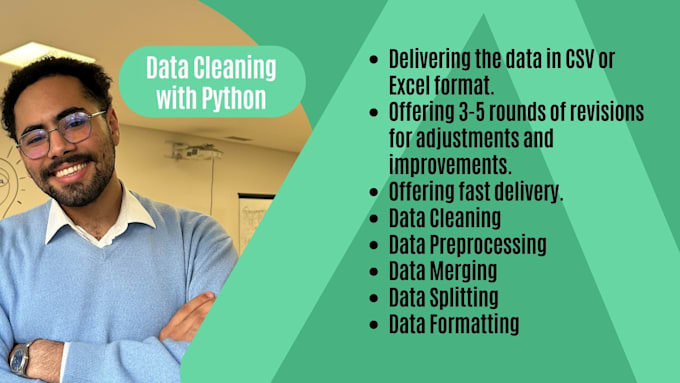 Clean and format your data with python by Ali_khafaji | Fiverr