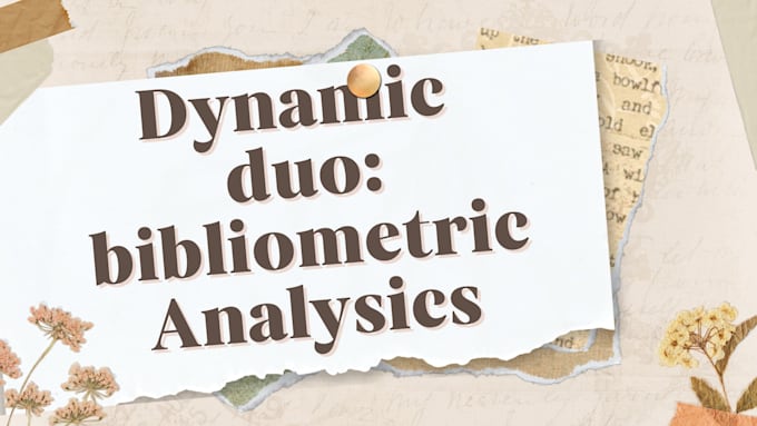 Do comprehensive your bibliometric analysis, by the dynamic duo of ...