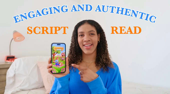 Create a script read ugc video by Lyricwalkerugc | Fiverr