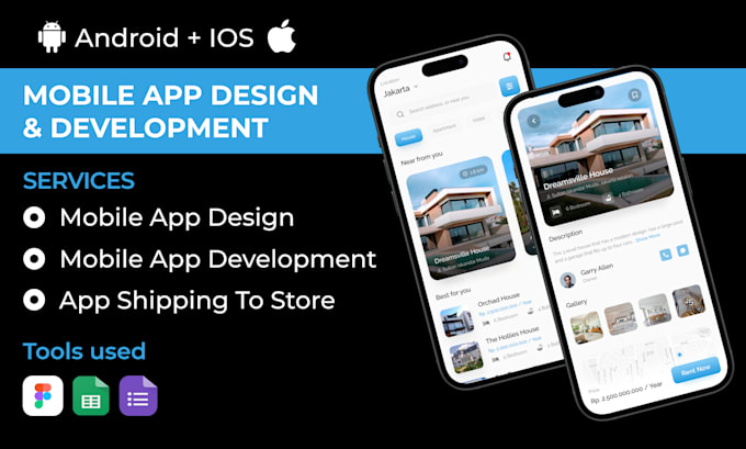 Design android mobile app, ios mobile app and mobile app development by ...