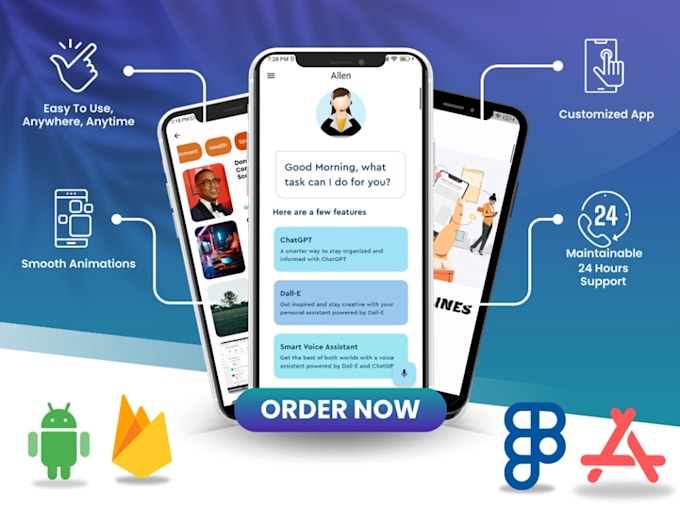 Convert figma to flutter app by Wablevaibhav | Fiverr