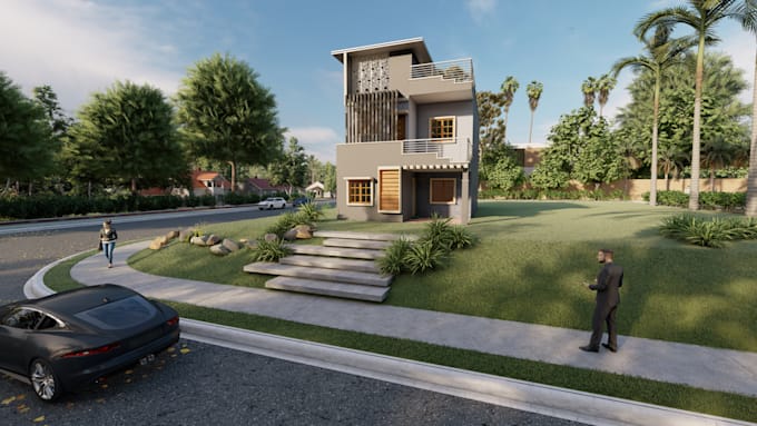 Provide super realistic rendering for architecture by Rishabhtanpure ...