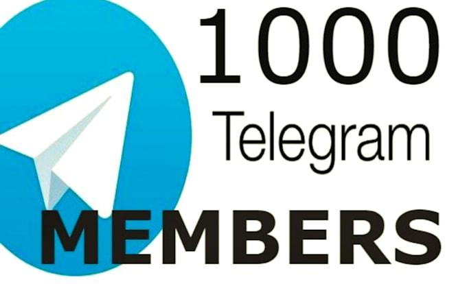 Get 1000 real telegram members for your channel by Sinclairmoll | Fiverr