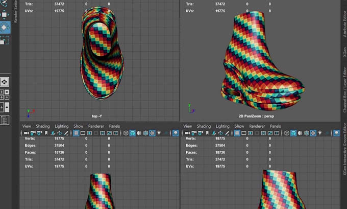 Create 3d shoes sneakers model 3d shoe rendering and animation by Jo ...